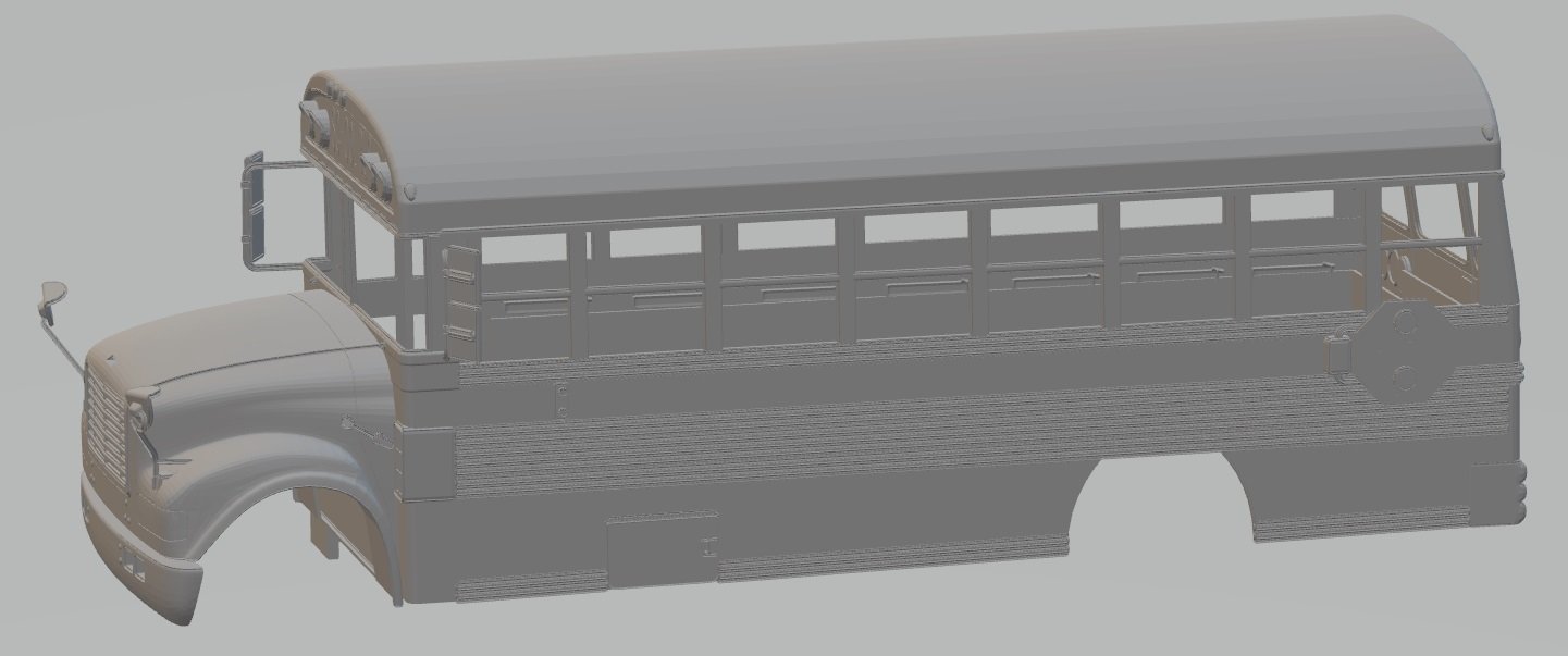 school bus printable 3D Print Models in Automotive 3DExport