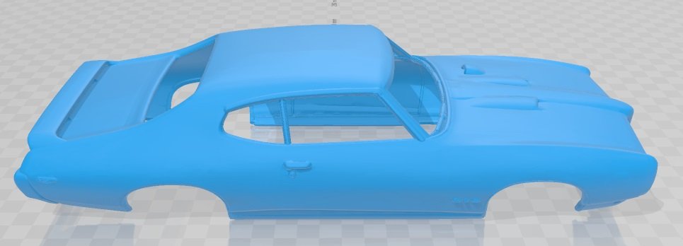 pontiac gto judge 1969 printable body car 3D Print Models in Automotive ...