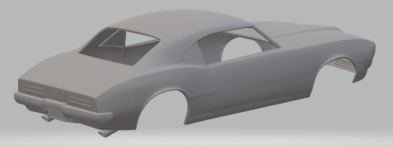 Pontiac GTO 1969 Printable Body Car Modelo 3D in Automotor 3DExport