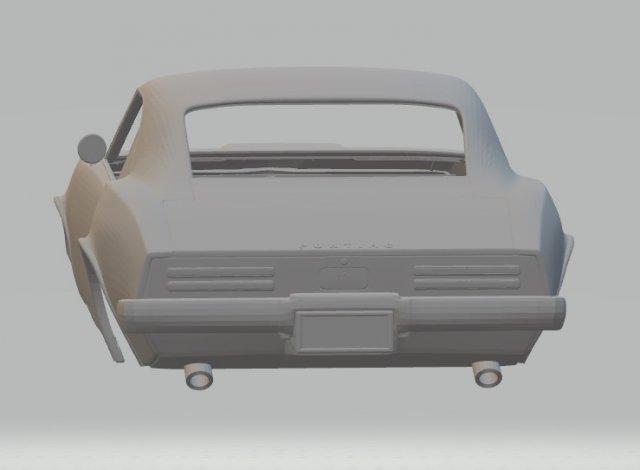 pontiac gto 1969 printable body car Modelo de impresión 3D in Automotor ...