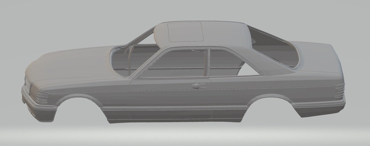 mercedes 560 sec printable body car 3D Print Models in Automotive 3DExport