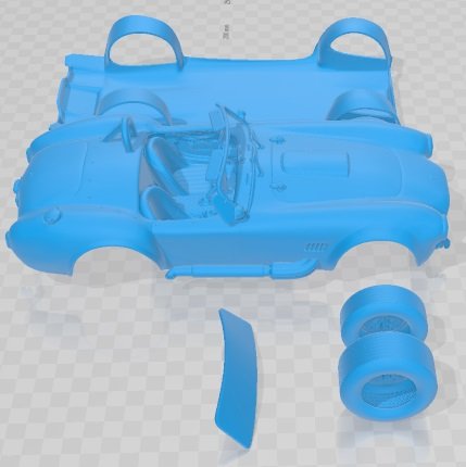 Shelby Cobra 427 Printable Car 3D Print Model in Automotive 3DExport