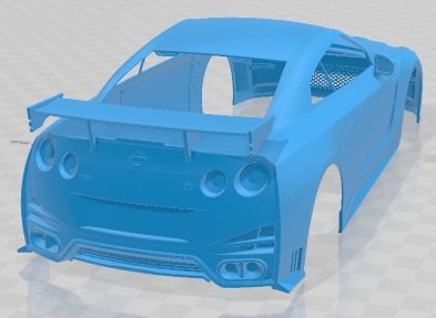 Nissan GT-R Nismo 2015 Printable Body Car 3D Print Model in Automotive ...