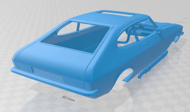 coupe hatchback printable body car 3D Print Model in Automotive 3DExport