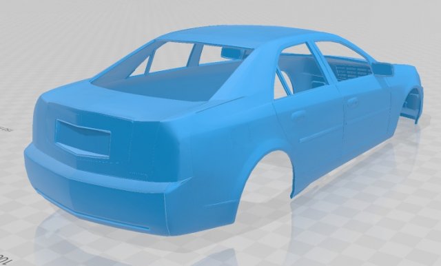 cts printable body car 3D Print Model in Automotive 3DExport