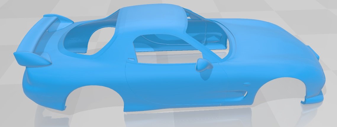 Mazda RX 7 Printable Body Car 3D Model in Automotive 3DExport