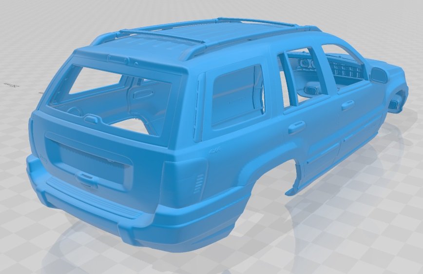 jeep grand cherokee 1998 printable body car 3D印刷モデル in 車 3DExport