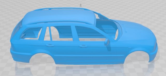 e46 touring 2001 printable body car 3D Print Model in Automotive 3DExport