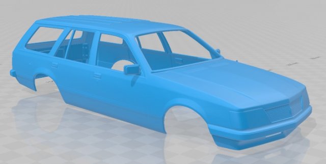 holden commodore wagon 1981 printable body car 3D Print Model in ...