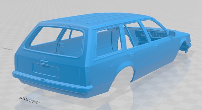 holden commodore wagon 1981 printable body car 3D Print Models in ...