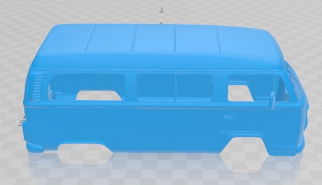 volkswagen kombi 2012 printable body van 3D Print Model in Automotive ...