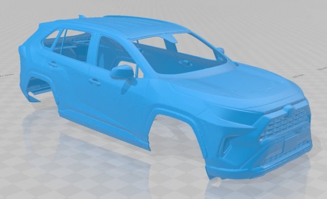 toyota rav4 le 2019 printable body car 3D Print Model in Automotive ...