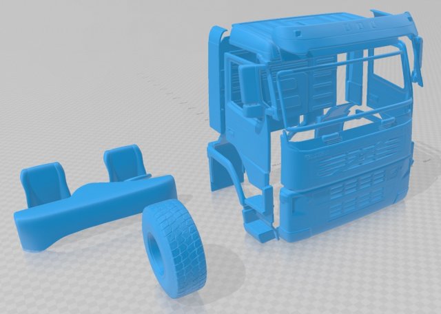 volvo fm truck 2010 printable truck 3D Print Model in Automotive 3DExport