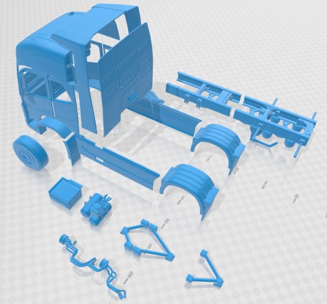 volvo electric tractor truck 2019 printable 3D Print Model in ...