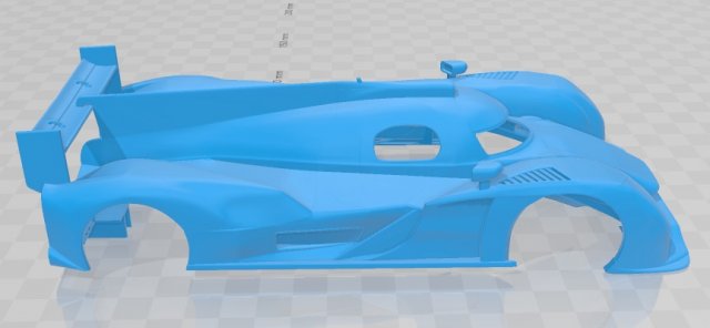 audi r18 tdi 2011 printable body car 3Dプリントモデル in 車 3DExport