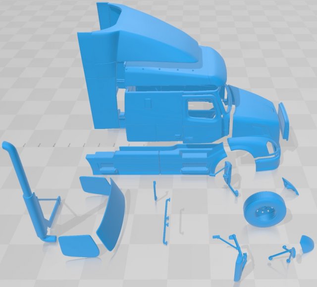 volvo vah 630 2012 printable cabin truck 3D Print Model in Automotive ...