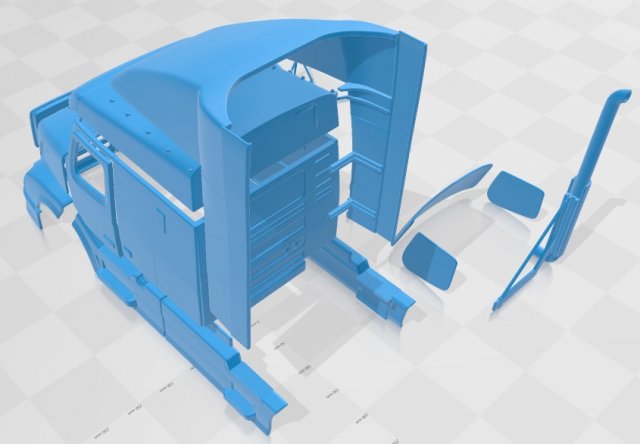 volvo vah 630 2012 printable cabin truck 3D Print Model in Automotive ...