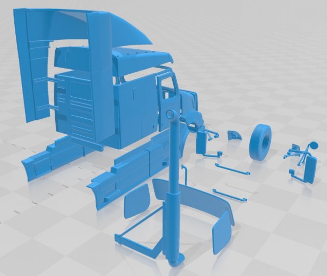 volvo vah 630 2012 printable cabin truck 3D Print Model in Automotive ...