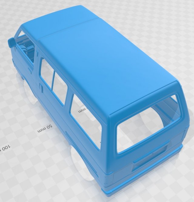 daihatsu hijet tianjin tj 110 1981 printable body van 3D Print Model in ...