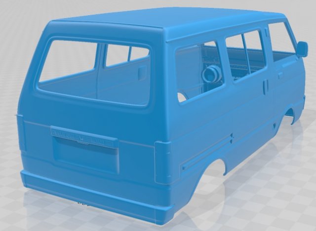 daihatsu hijet tianjin tj 110 1981 printable body van 3D Print Model in ...