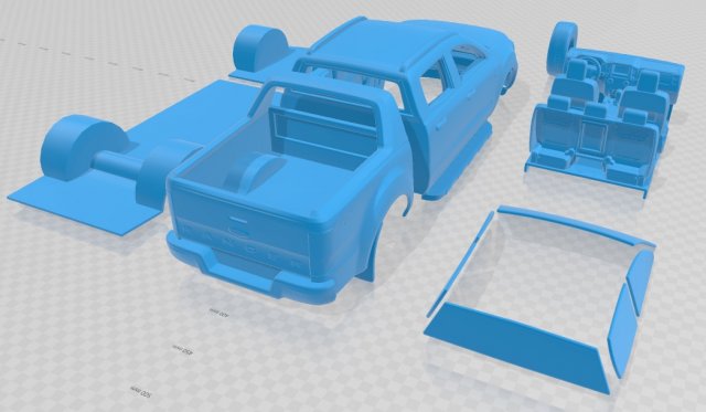 ranger double cab wildtrak 2016 printable car 3D Print Model in ...