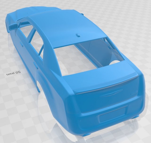 chrysler 300 srt8 2012 printable body car 3D Print Model in Automotive ...