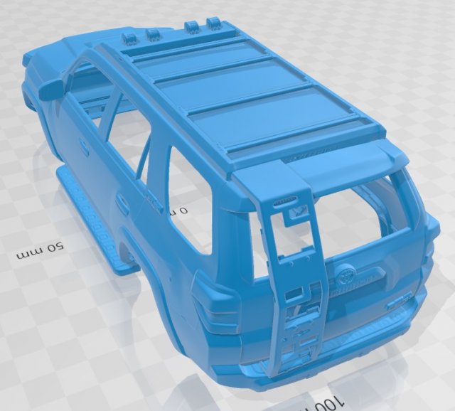 toyota 4runner 2018 trd pro 4x4 printable car 3D Print Model in ...