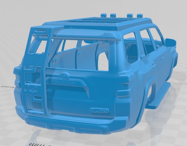 toyota 4runner 2018 trd pro 4x4 printable car 3D Print Model in ...