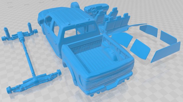 f-150 raptor 2021 printable car 3D Print Model in Automotive 3DExport