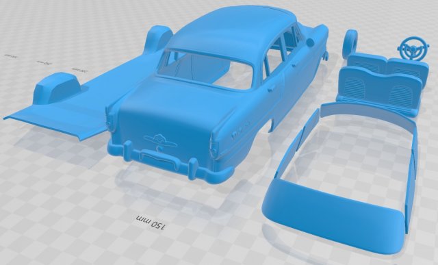 holden special 1958 printable car 3D Print Model in Automotive 3DExport