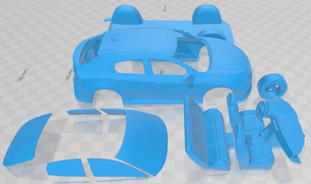 honda civic 2017 printable car 3D Print Model in Automotive 3DExport