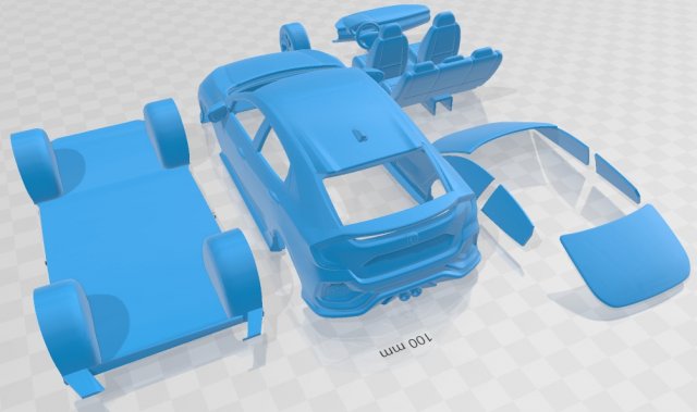 honda civic 2017 printable car 3D Print Model in Automotive 3DExport