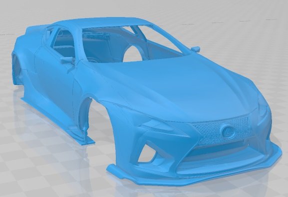 lexus lc 500 printable body car 3D Print Models in Automotive 3DExport