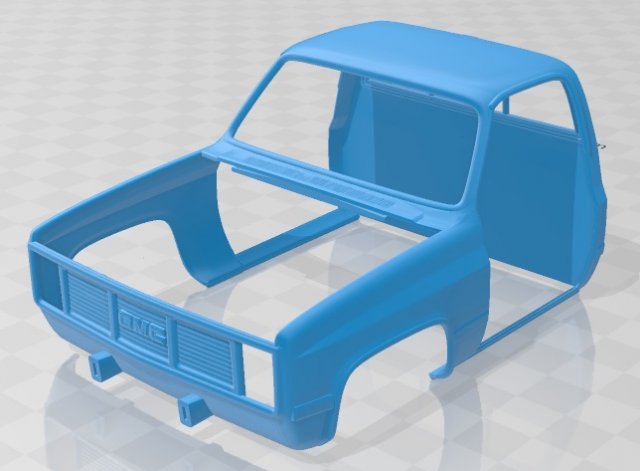 gmc sierra 1985 printable car 3D Print Model in Automotive 3DExport