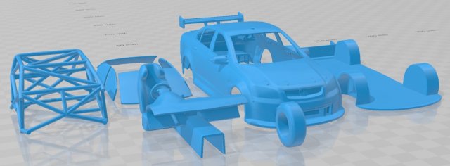 Holden Commodore V8 Supercar 2012 Printable Car 3D Print Model in ...