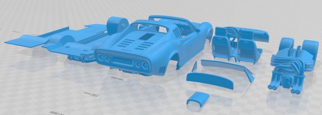 Veloce GTS 8 Printable Car 3D Print Model in Automotive 3DExport