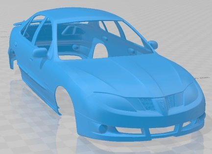 Pontiac Sunfire 2003 Printable Body Car 3D Print Models in Automotive ...