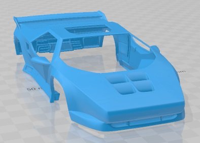 Vector W8 1992 Printable Body Car 3D Print Model in Automotive 3DExport