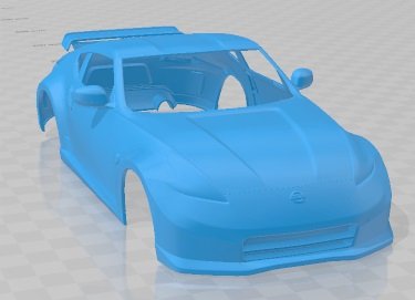 Nissan 370Z Nismo 2009 Printable Body Car 3D Print Model in Automotive ...
