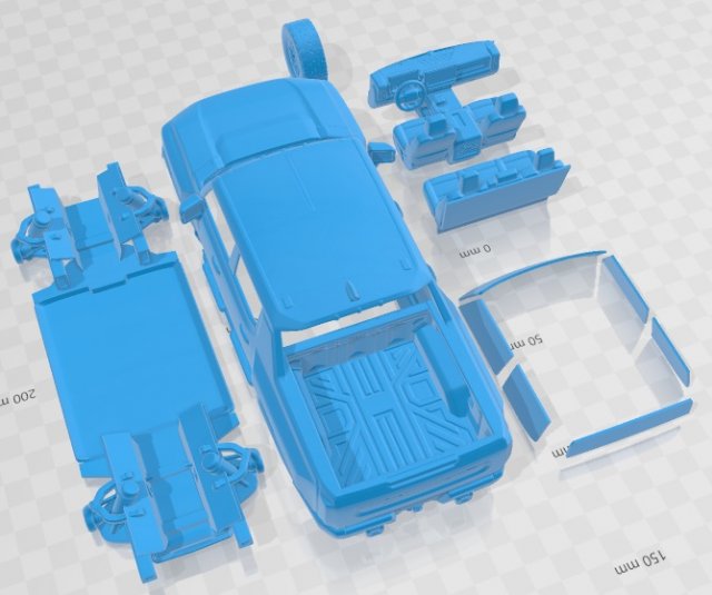 Hummer EV 2022 Printable Car 3D Print Model in Automotive 3DExport