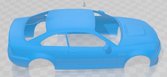 M3 E46 CS Printable Body Car 3D Print Model in Automotive 3DExport