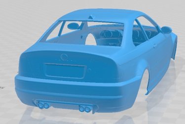 M3 E46 CS Printable Body Car 3D Print Model in Automotive 3DExport