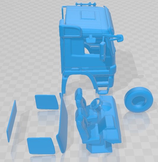 Sisu Polar 2010 Printable Cabin Truck 3D Print Models in Automotive ...