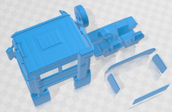 Sisu Polar 2010 Printable Cabin Truck 3D Print Models in Automotive ...