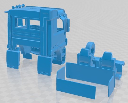 Sisu Polar 2010 Printable Cabin Truck 3D Print Models in Automotive ...