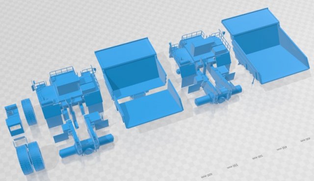 BelAZ 75310 Dump Truck 2016 Printable 3D Print Model in Automotive 3DExport