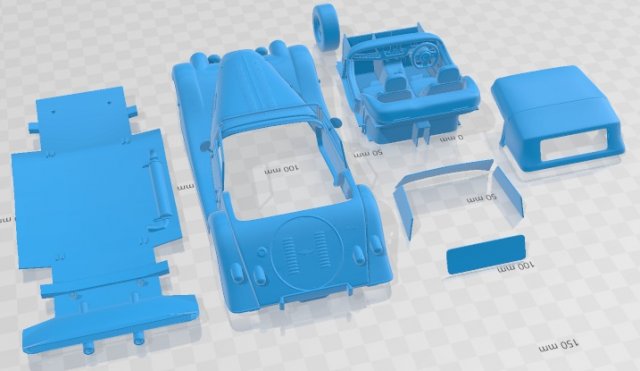 Morgan Plus Four 2021 Printable Car 3D Print Model in Automotive 3DExport