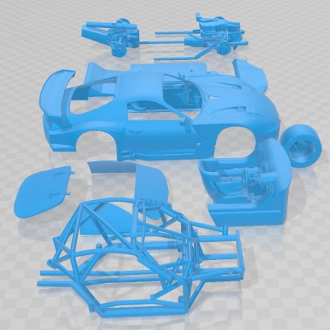 Toyota Supra JZA80 GT500 2005 Printable Car 3D Print Model in ...