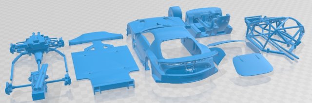 Toyota Supra JZA80 GT500 2005 Printable Car 3D Print Model in ...