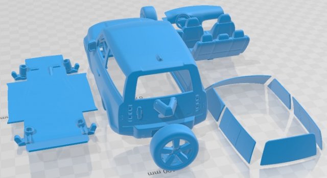 Land Rover Defender 90 2020 Printable Car 3D Print Model in Automotive ...